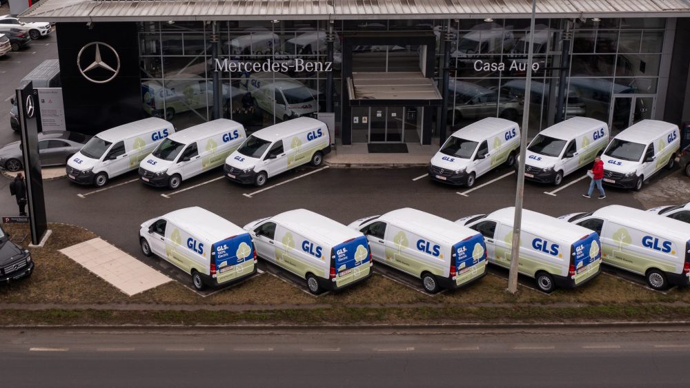 32 de utilitare electrice Mercedes eVito pentru GLS România