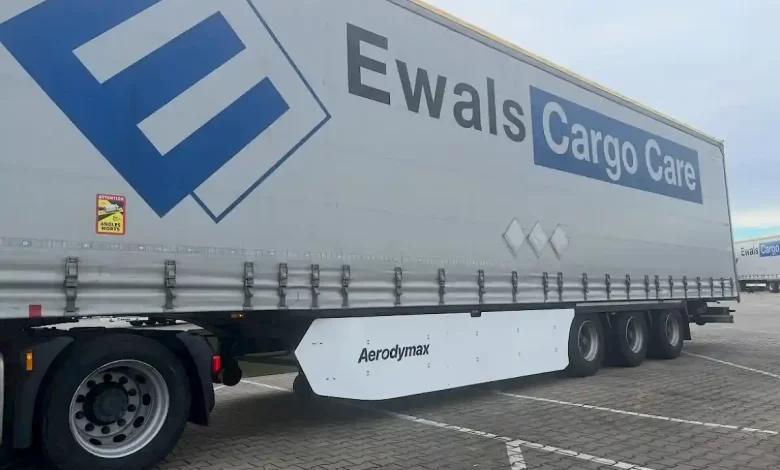 Ewals Cargo Care testează o semiremorcă cu fuste laterale aerodinamice