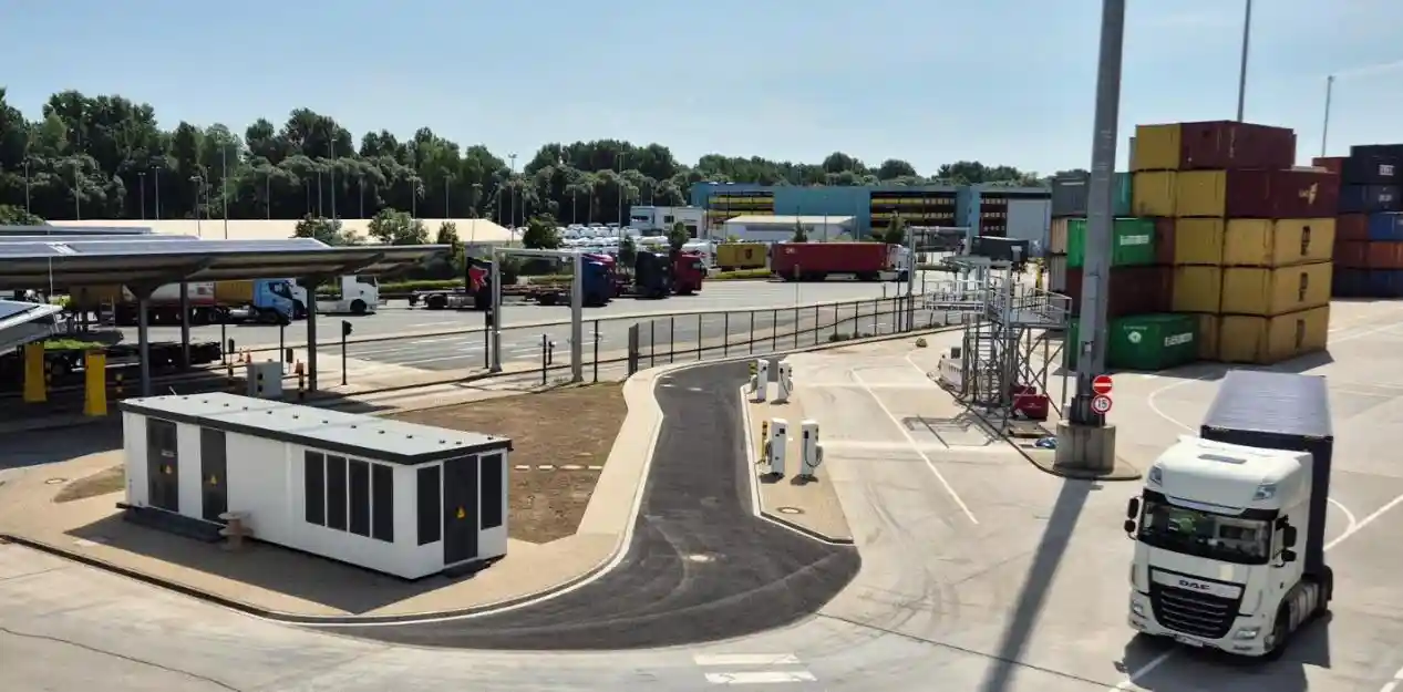 Infrastructura de încărcare a Contargo, dezvoltată de Shell